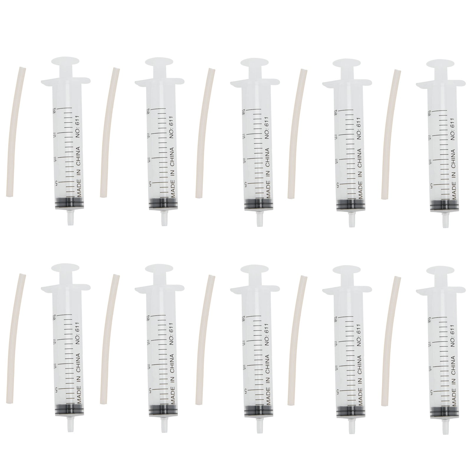 10Pcs Pet Medicine Syringe Dispenser Bird Syringe Feeder Pigeons Bird ...