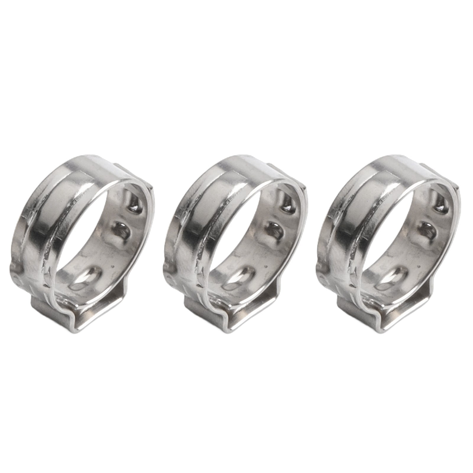 10Pcs Pex Stainless Steel Clamp Ring Crimp Fittings Single Ear Clamp ...
