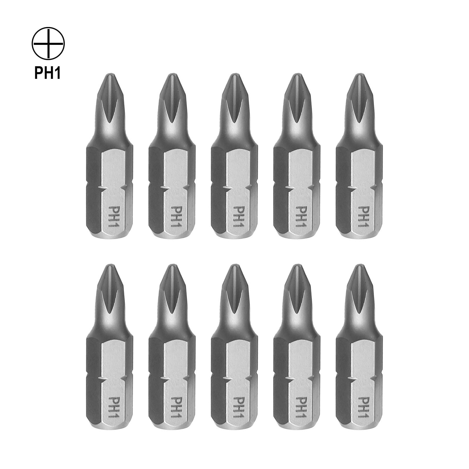 10Pcs Ph1 Ph2 Ph3 Alloy Steel Screwdriver Bit Set 25Mm Drill Hex ...