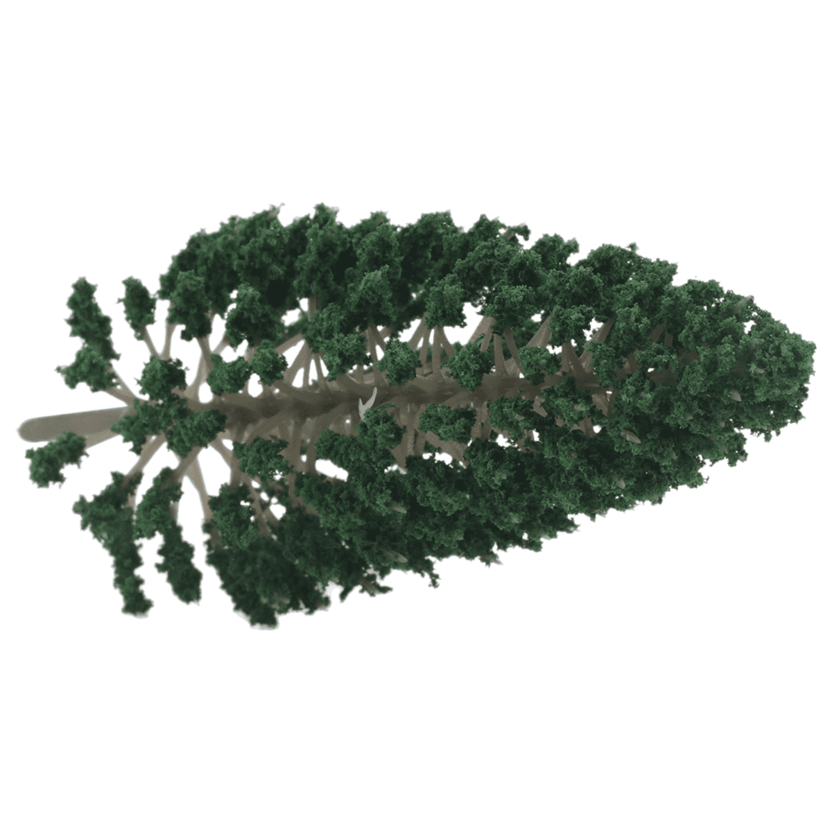 10Pcs Pine Trees 1:25 Model Train Railway Building Green Model Tree for ...