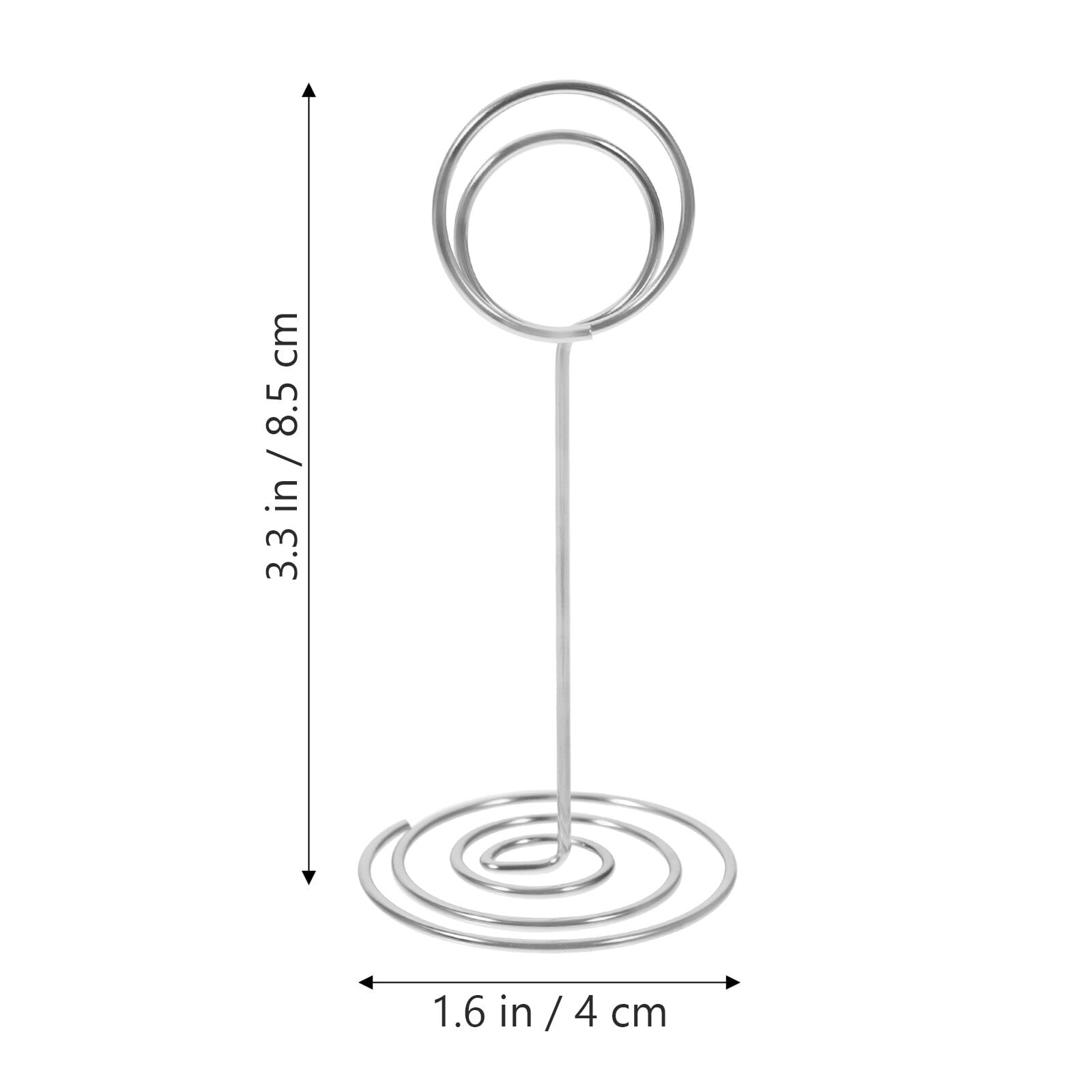 10pcs Table Number Holders Place Card Holder Table Sign Stand Menu Memo Clips