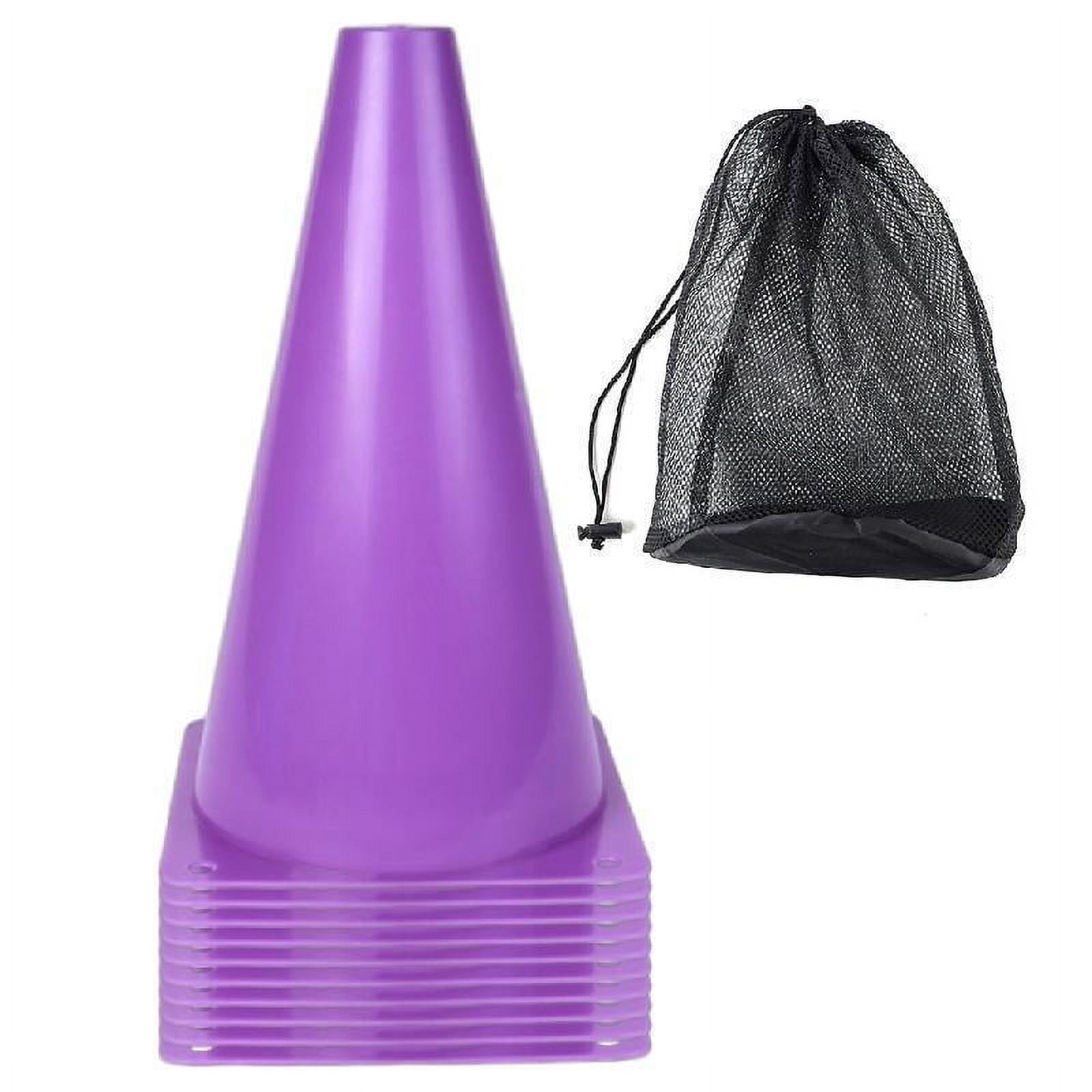 10Pcs Plastic Agilitys Cone Training Maker Bucket Soccer Obstacle Cone ...