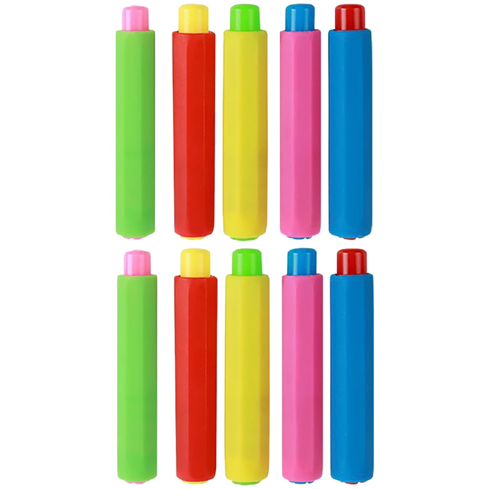 10Pcs Plastic Chalk Holder Classroom Chalk Clip Dust-free Chalk Holders ...