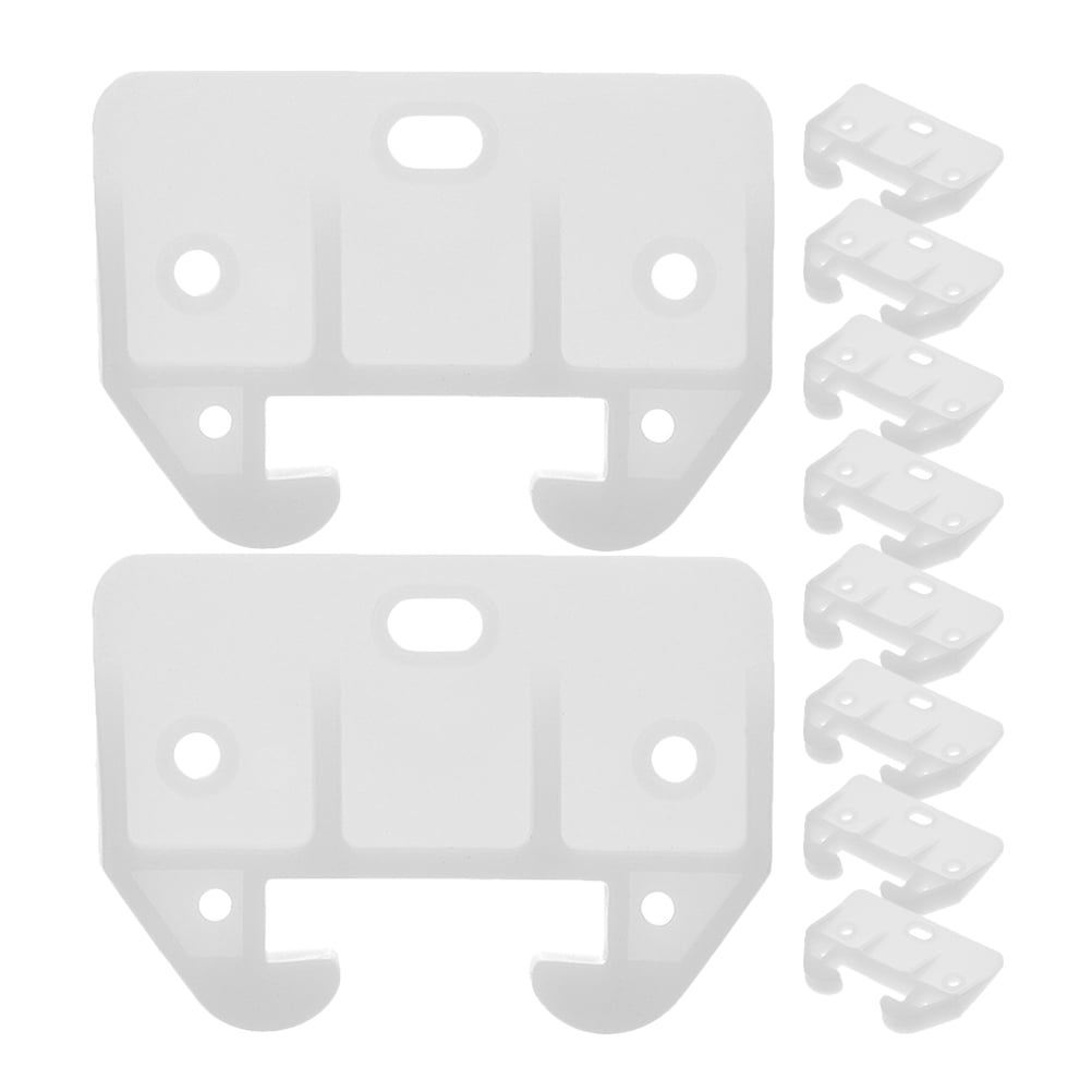 10Pcs Plastic Drawer Track Guides Track Rail Slides Replacement ...