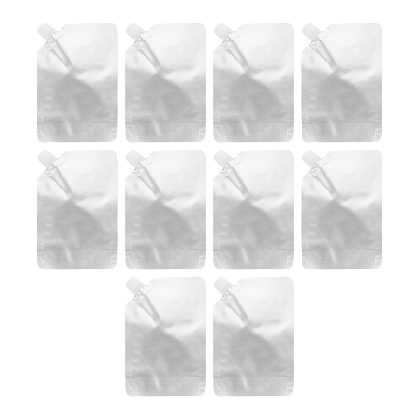 10Pcs Plastic Flask for Liquor Travel Liquor Pouch Leakproof Beverage ...
