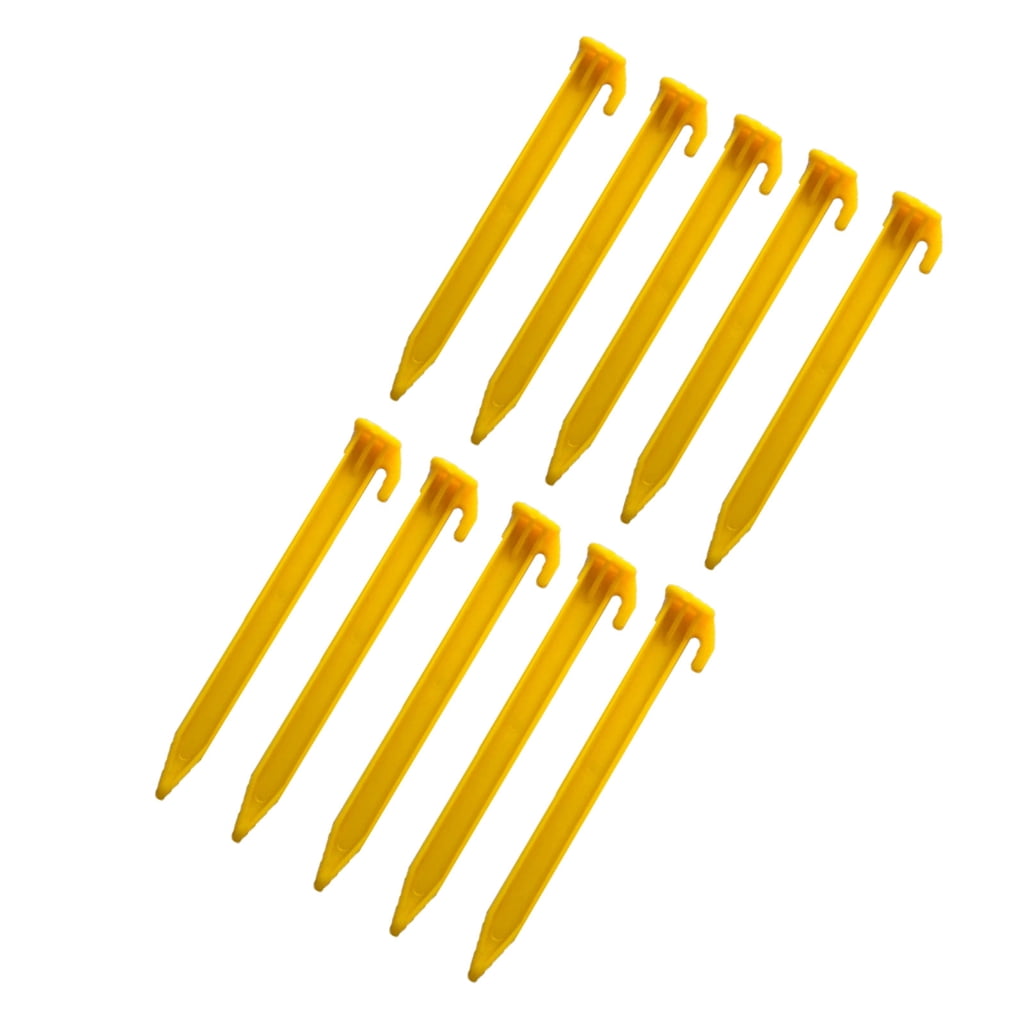 10Pcs Plastic Ground Peg Campings Peg Heavy Dutys Tent Peg Outdoor ...