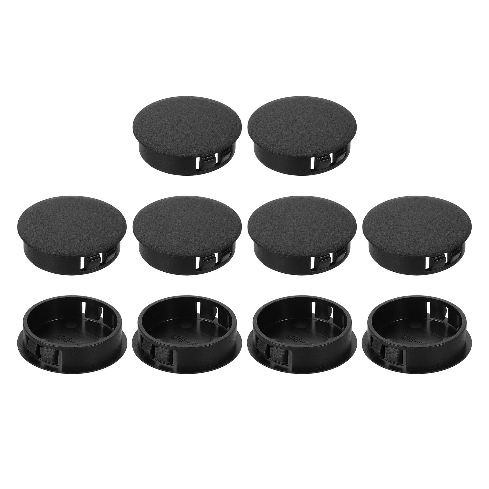 10Pcs Plastic Hole Plugs, 38mm(1-1/2") Flush Type Panel Plugs, Round ...