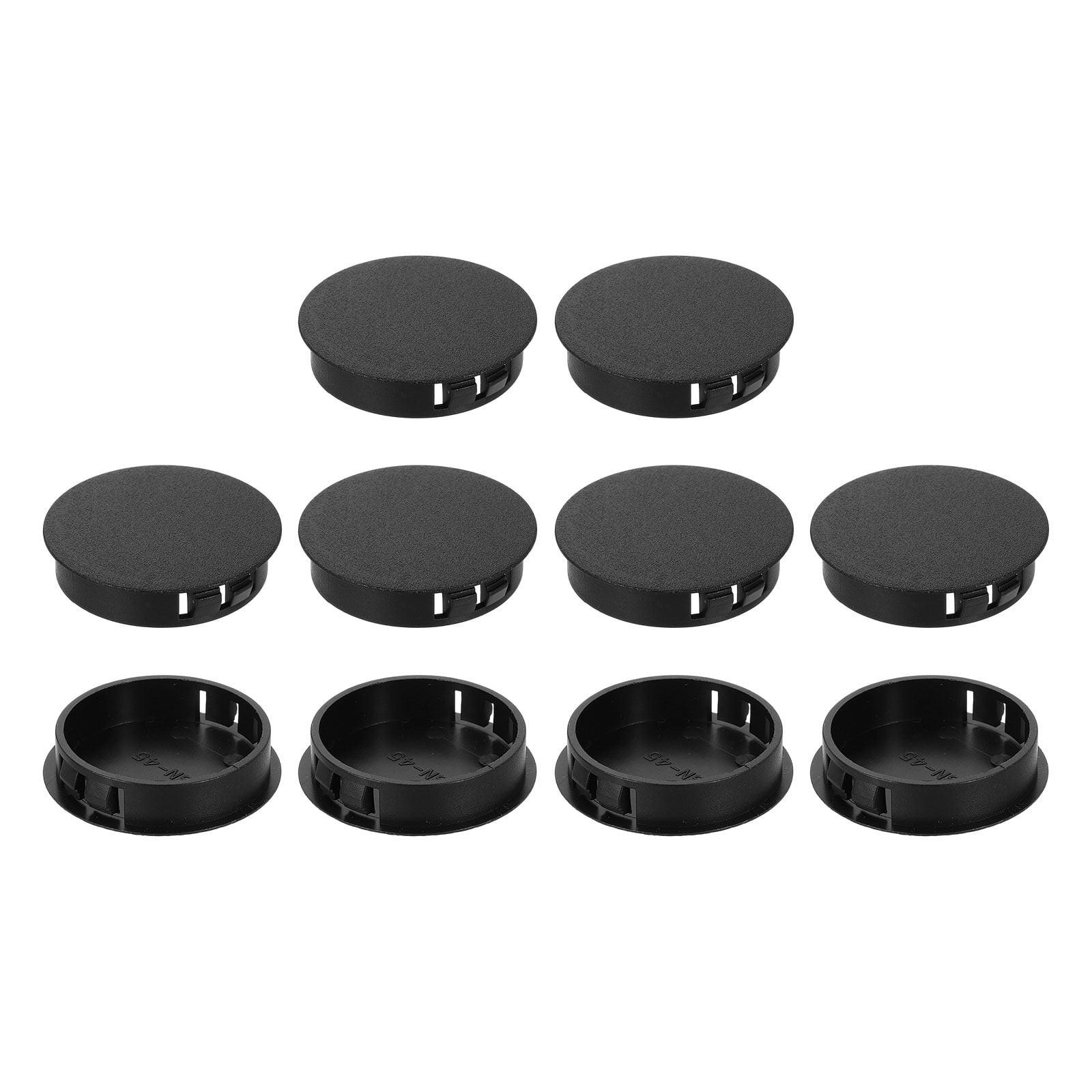 10Pcs Plastic Hole Plugs, 45mm(1-3/4") Flush Type Panel Plugs, Round ...