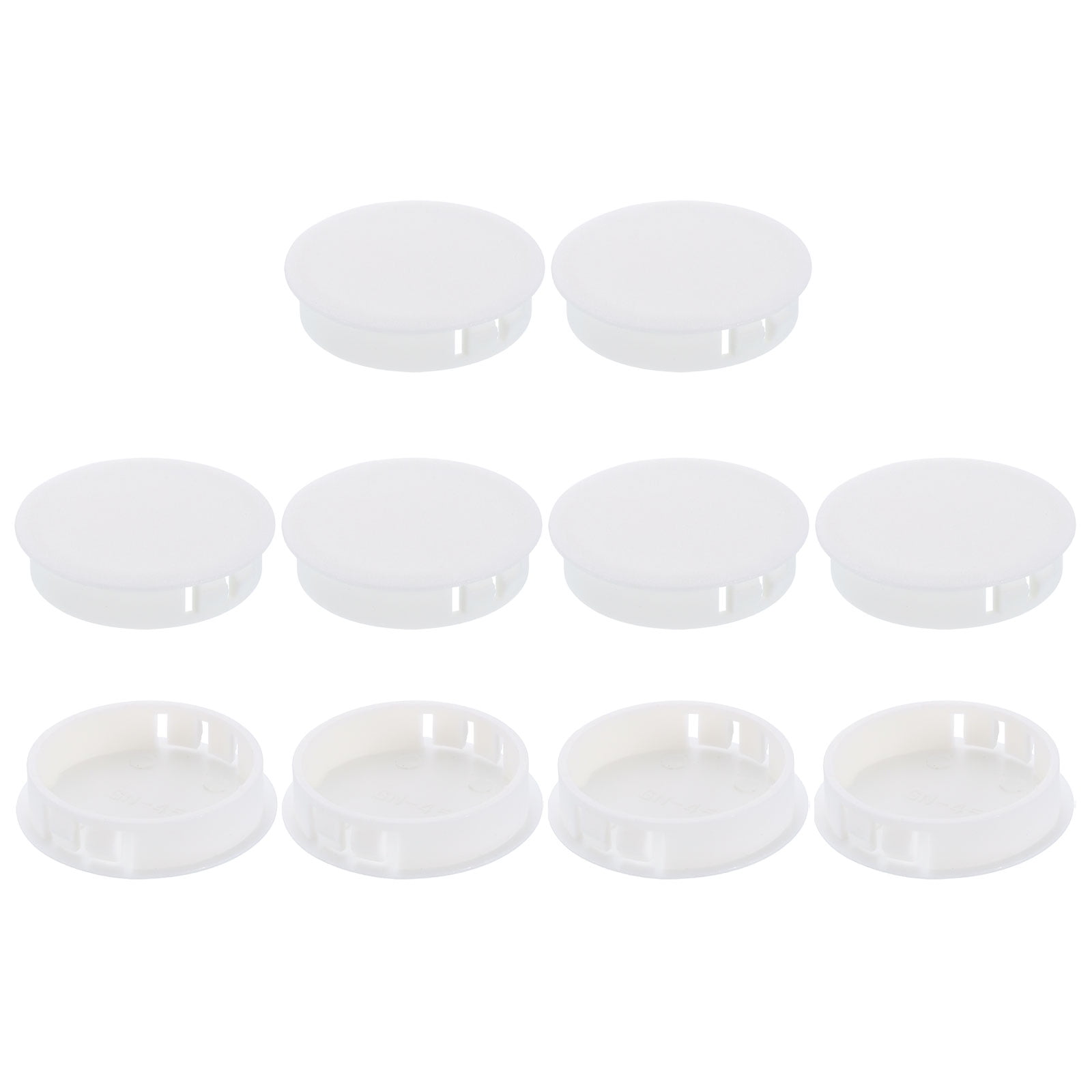 10Pcs Plastic Hole Plugs, 45mm(1-3/4") Flush Type Panel Plugs, Round ...