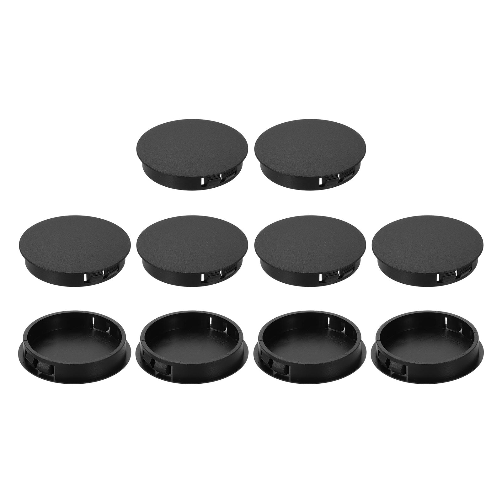 10Pcs Plastic Hole Plugs, 50mm(2") Flush Type Panel Plugs, Round Snap ...