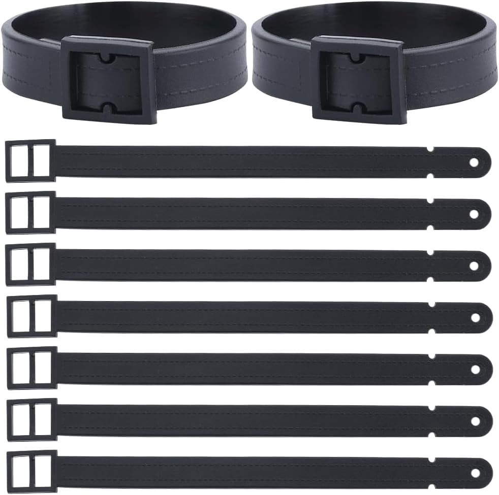 10Pcs Plastic Luggage Tag Strap Luggage Label Replacement Loop Belts ...