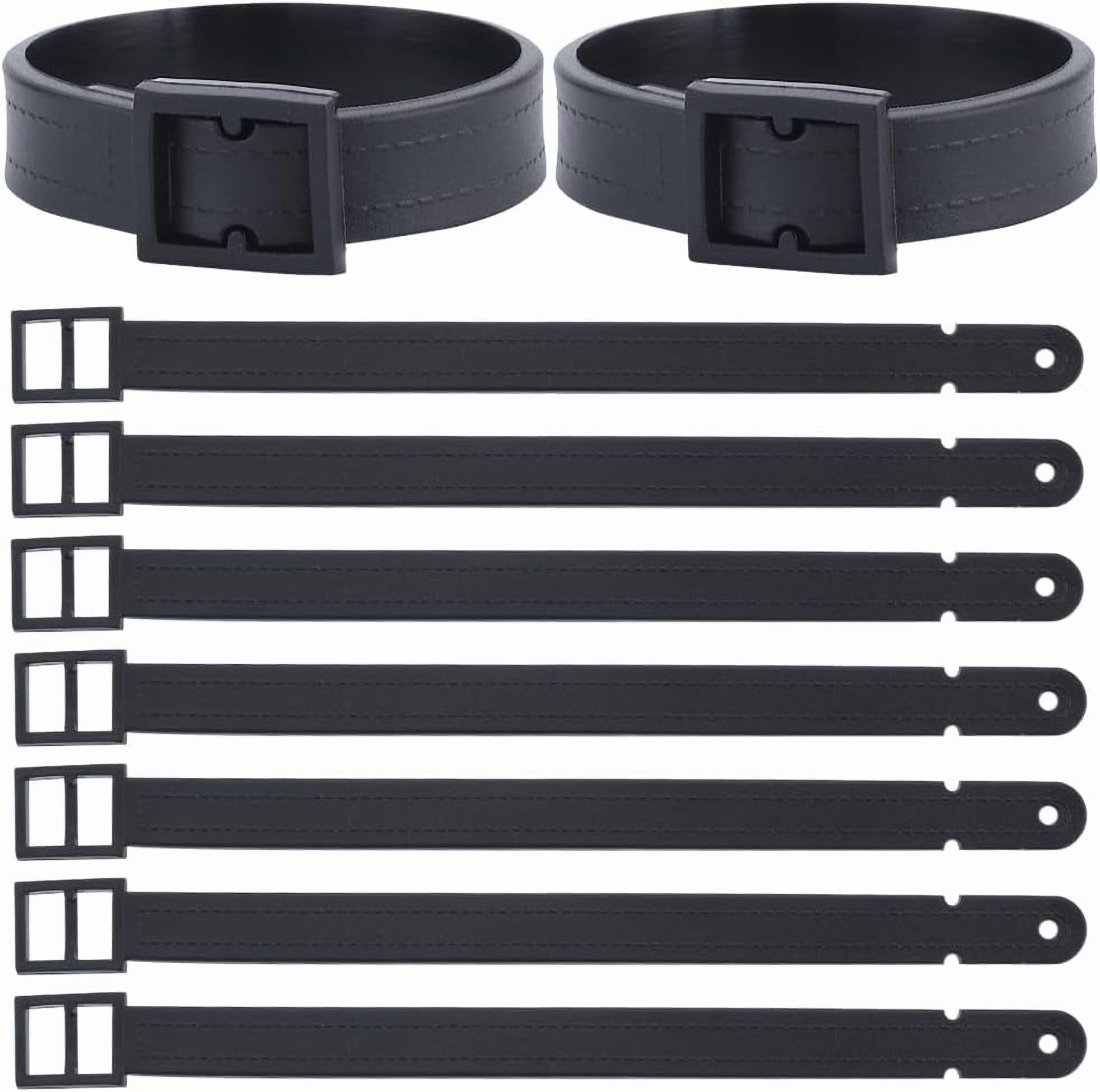 10Pcs Plastic Luggage Tag Strap Luggage Label Replacement Loop Belts ...