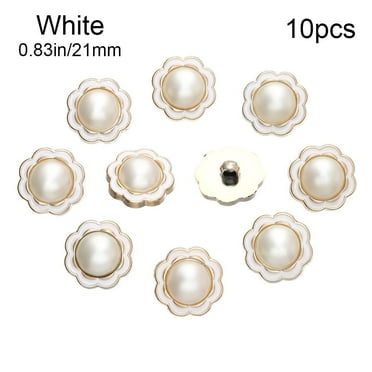 LYUMO 50pcs Crystal Diamante Rhinestone Round Buttons for Clothes ...