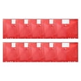 10Pcs Plastic Poly Filing Envelopes,Clear Document Folders with Label ...