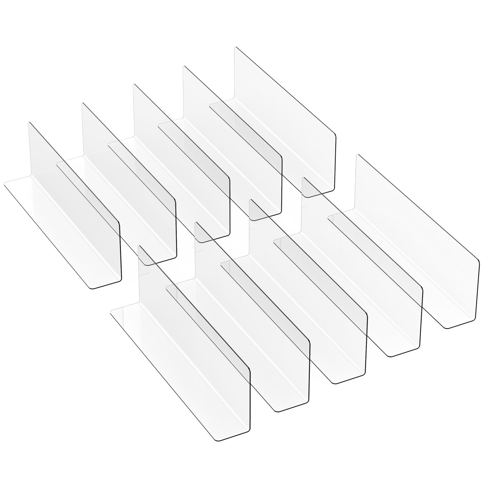 10Pcs Plastic Shelf Divider Supermarket Commodity Divider L Shape ...
