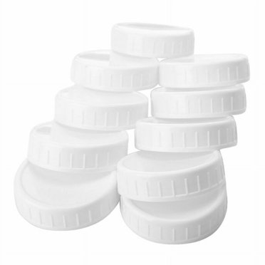 TSV 24pcs Mason Jar Metal Rings, 70mm Regular Mouth, Rustproof Tinplate ...