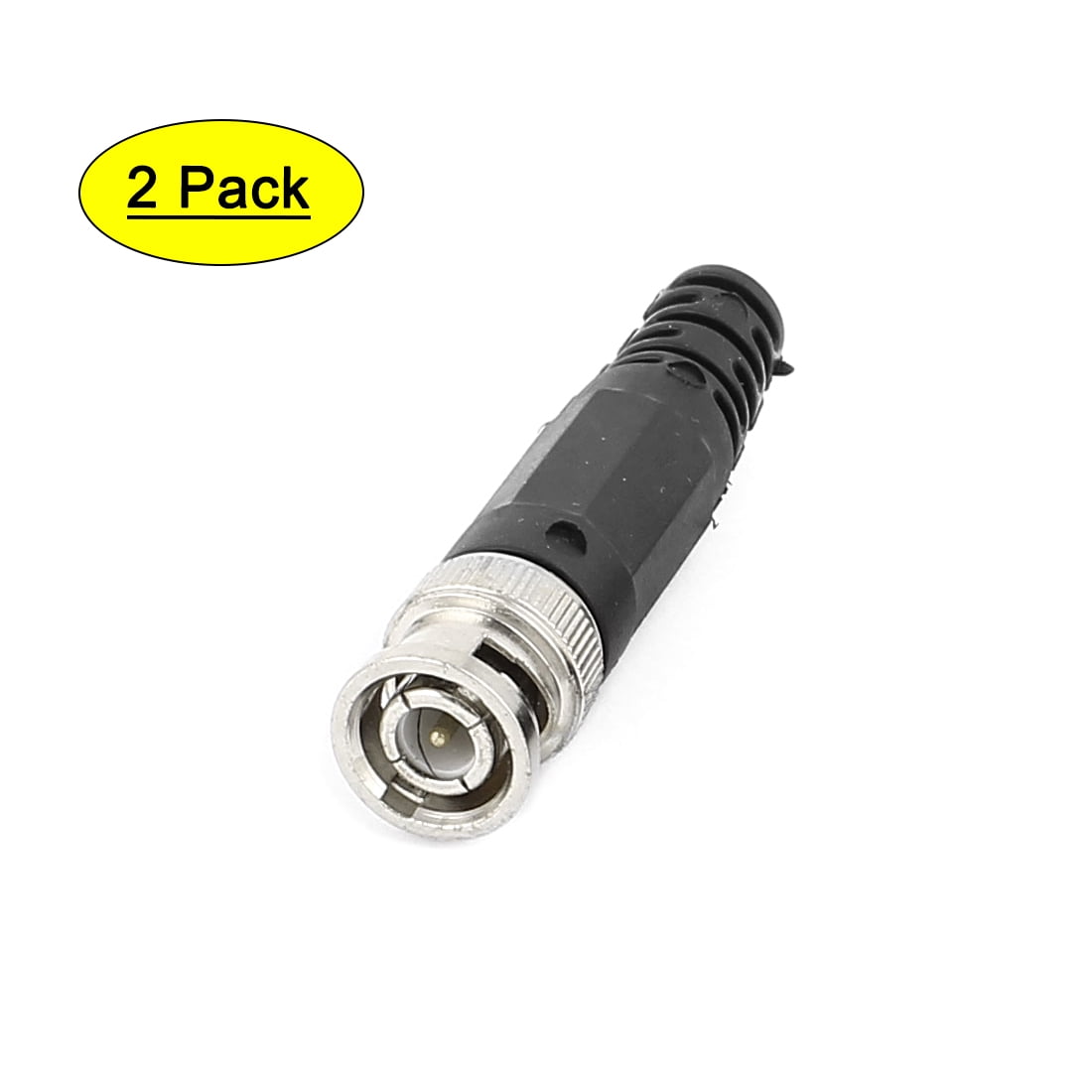 10Pcs Plastic Tail BNC Male Plug Straight Connector for CCTV Camera ...
