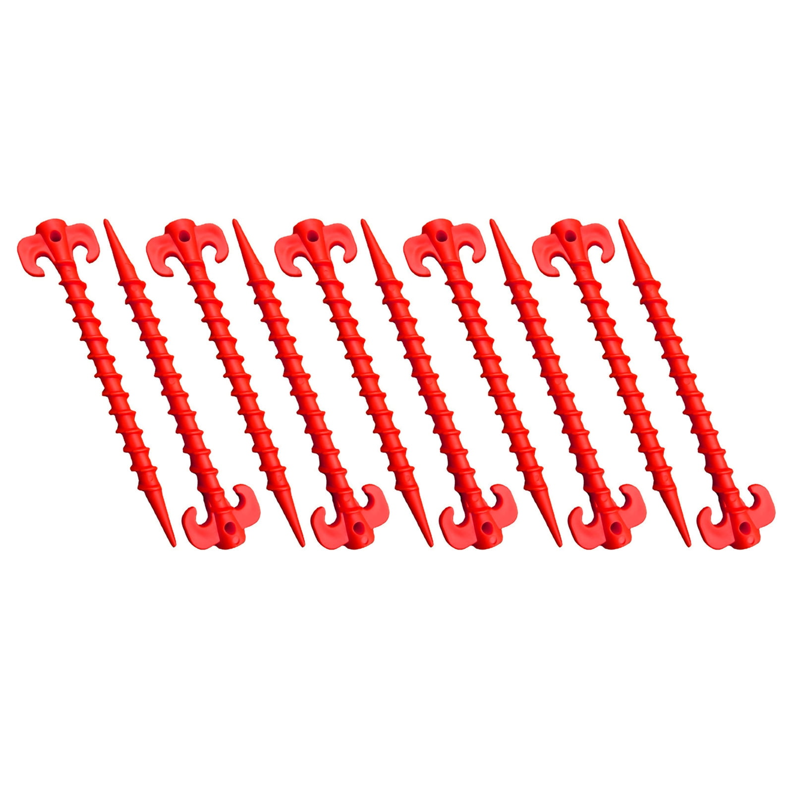10Pcs Plastic Tent Pegs, Heavy Duty Plastic Tent Nails for Fixing ...