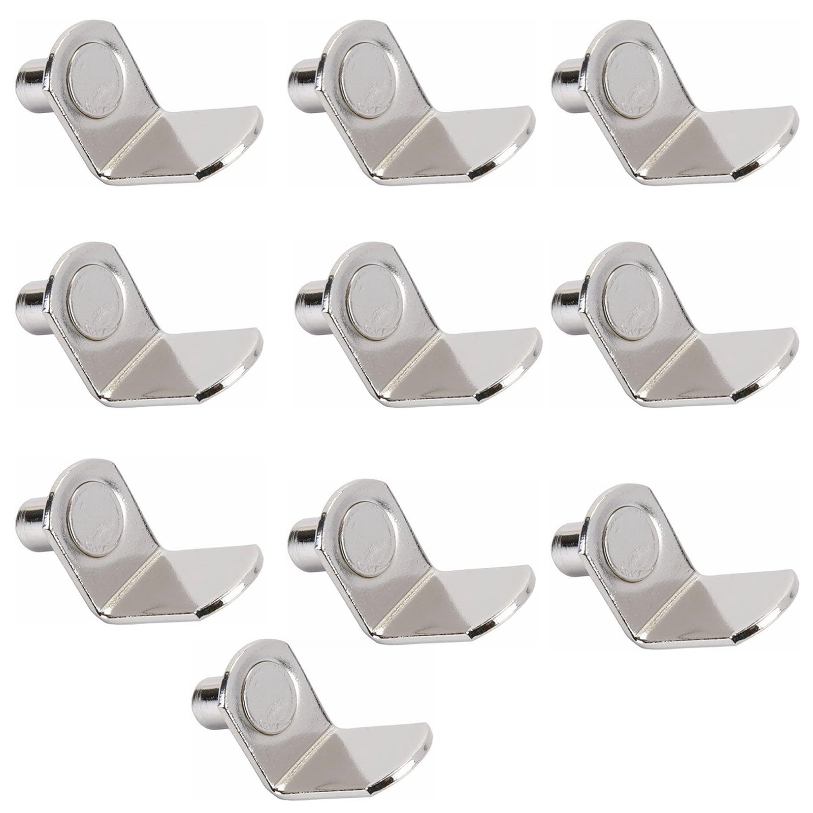 10Pcs Plate Brackets L-shape Strong Bearing Iron Multi-purpose Shelf ...