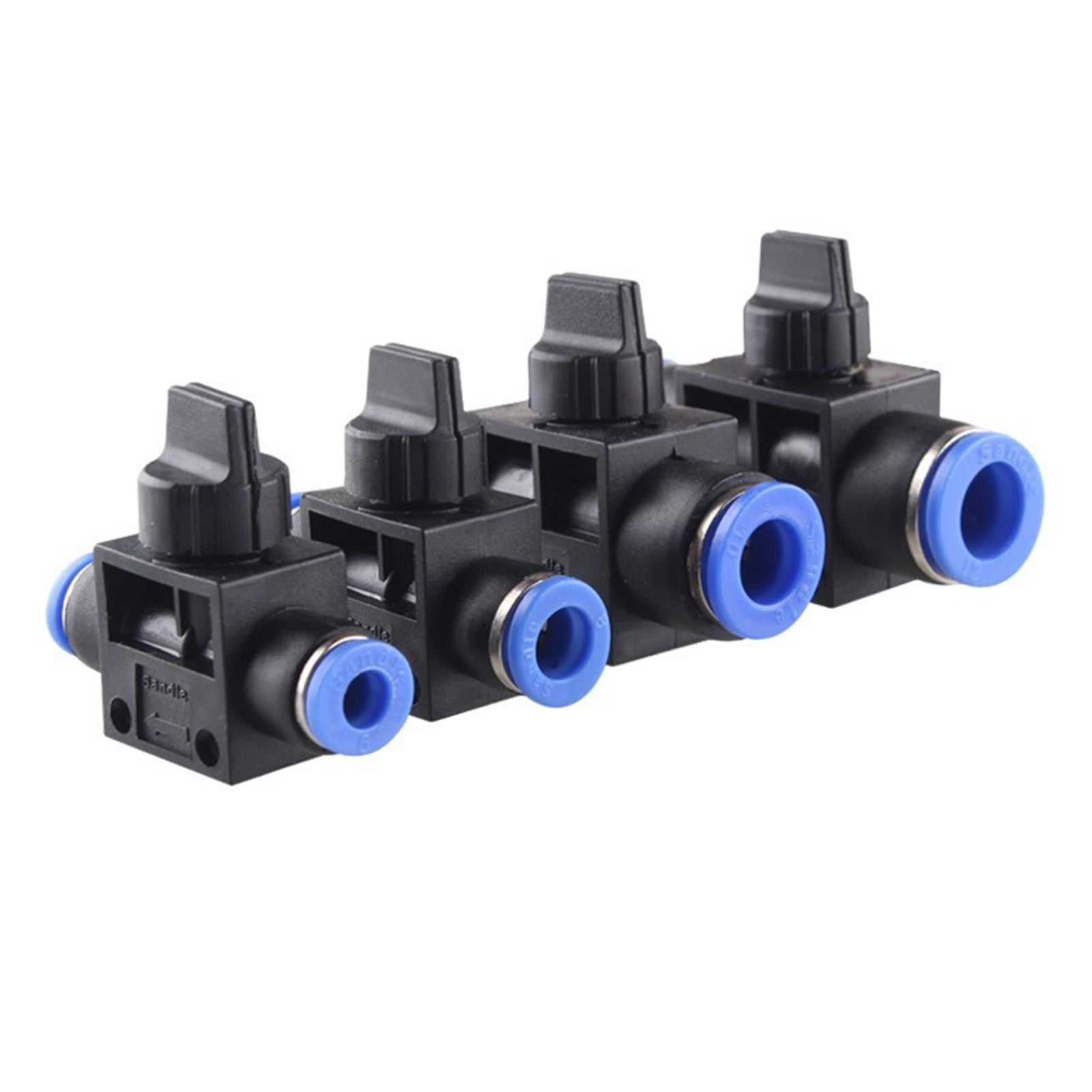 10Pcs Pneumatic Parts 4mm 6mm 8mm 10mm 12mm Improvement Pneumatic Air 2 ...