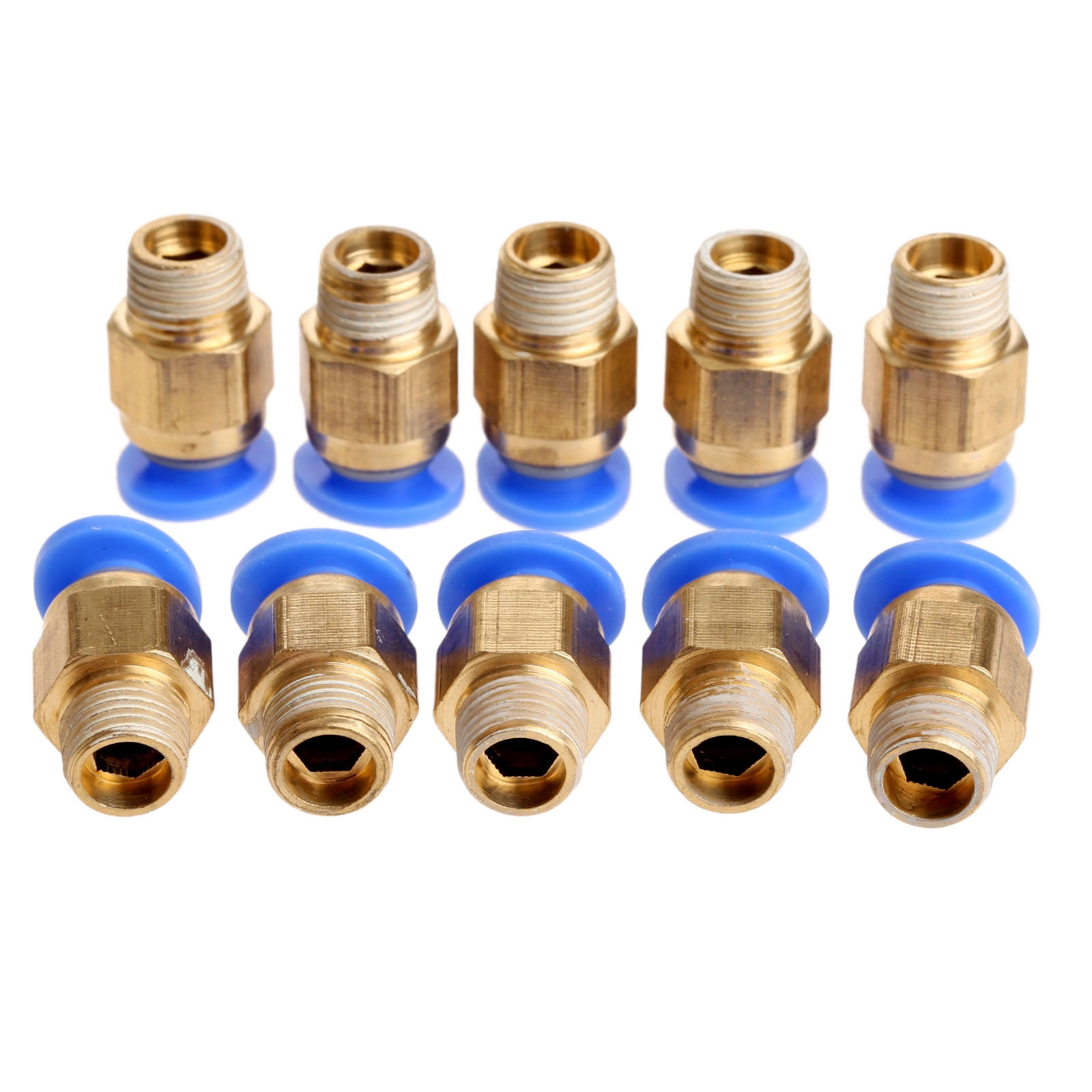 10Pcs Pneumatic Straight Fitting Connector PC4-01 1.75mm or PC6-01 3 ...