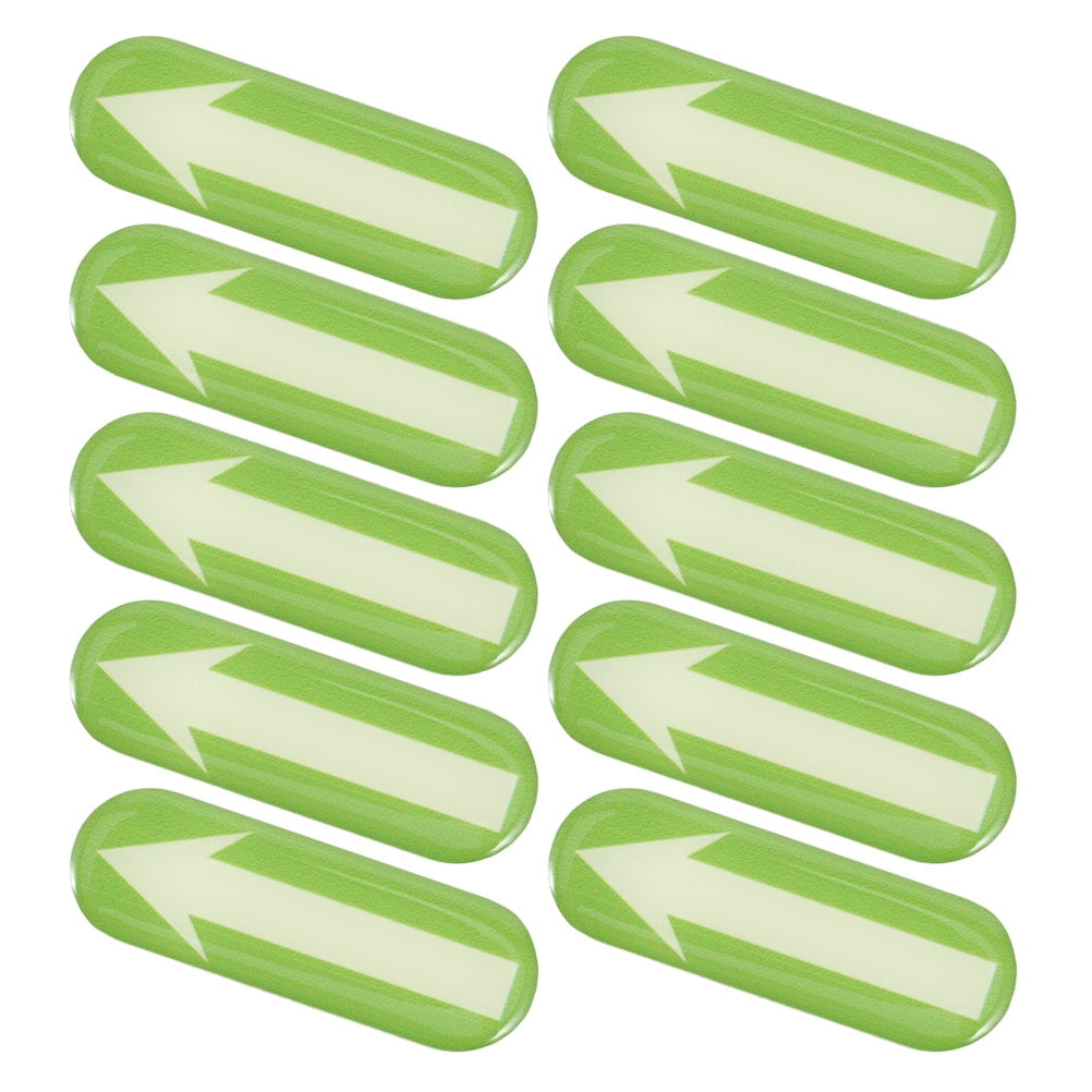 10Pcs Point Marking Stickers Night Driving Car Sticker Applied Signs ...