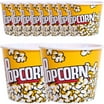 Reusable Retro Style Plastic Popcorn Serving Tubs, 3 Pack, 7" Tall x 4. ...
