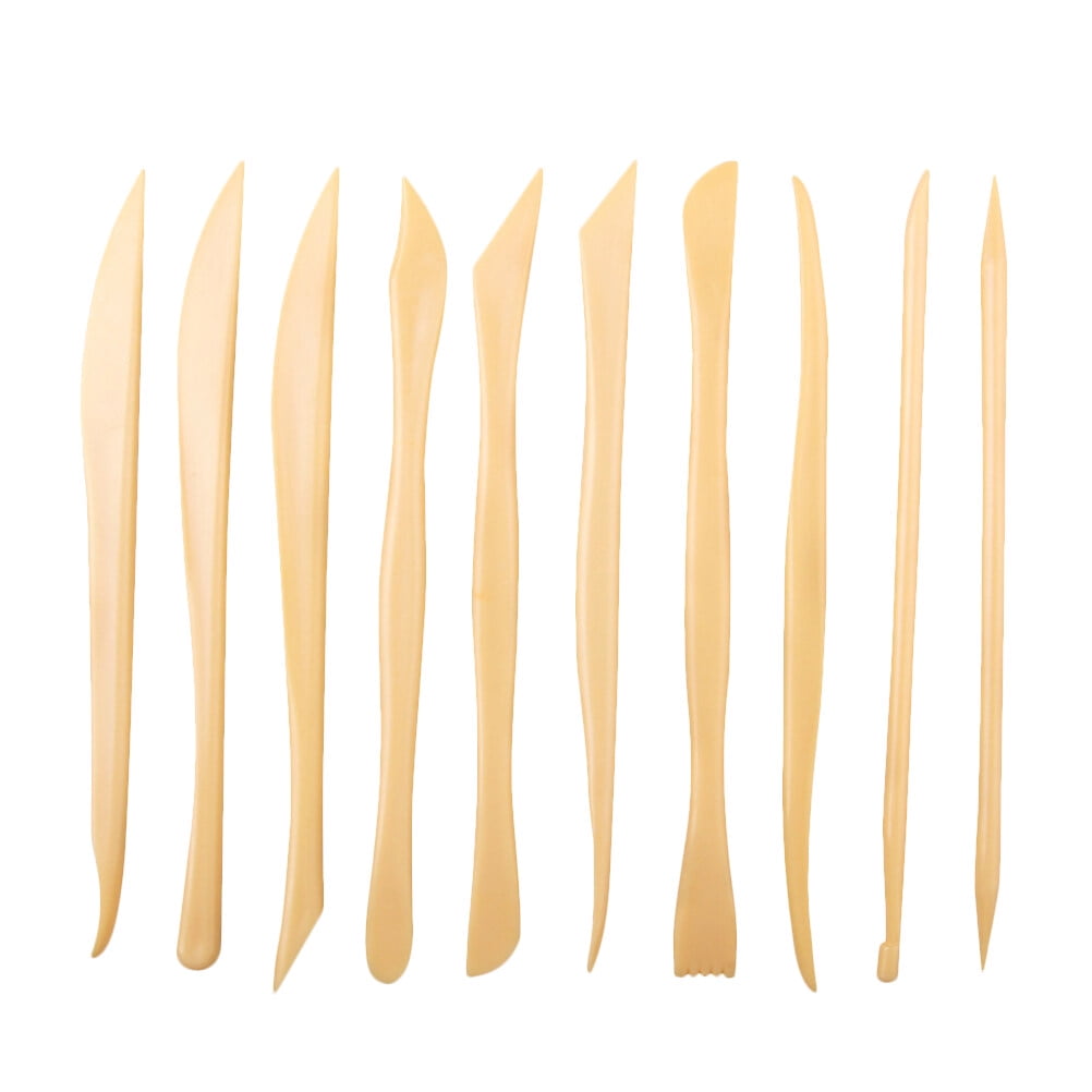 10Pcs Pottery Sculpting Tool Plastic Polymer Clay Graver Trimming Tool ...
