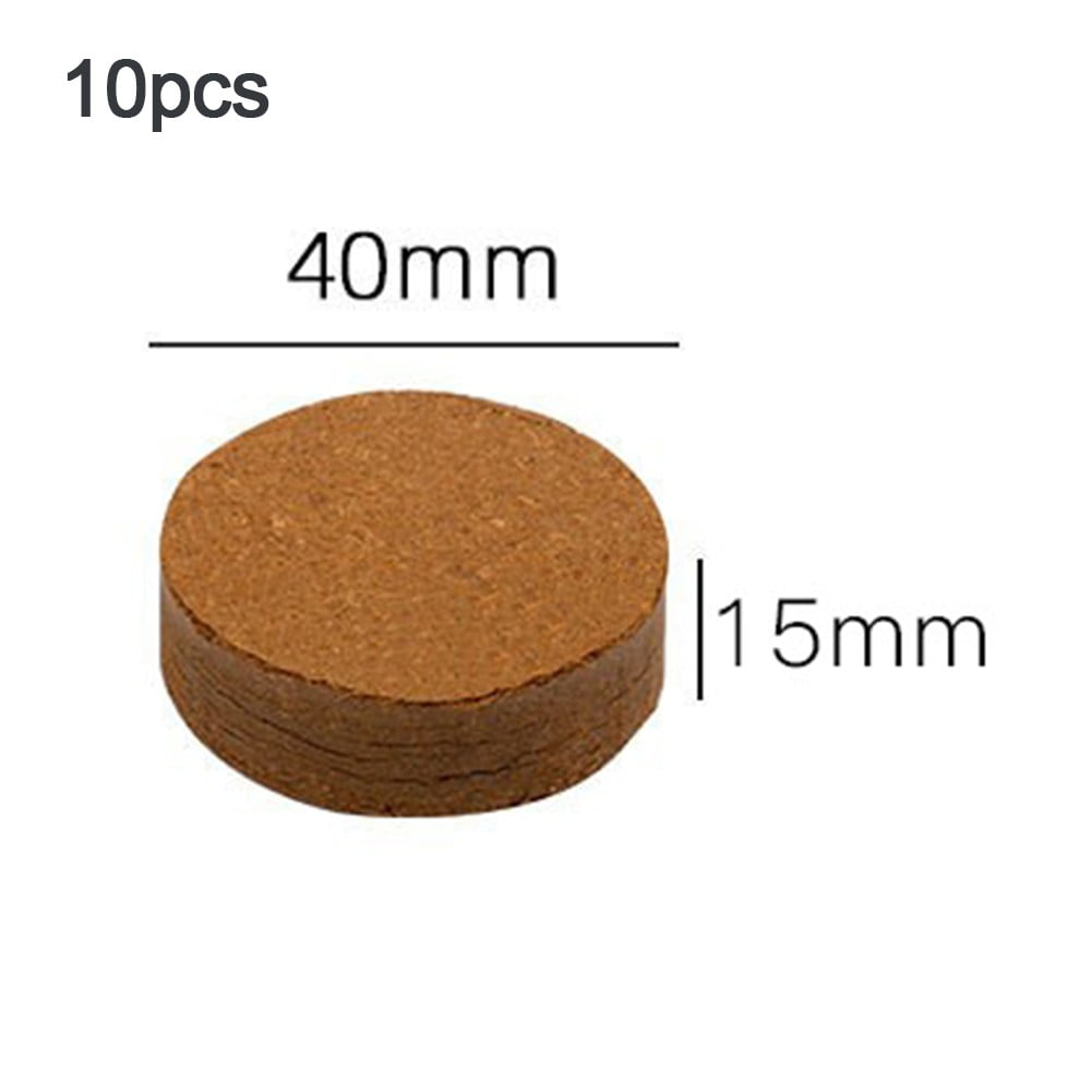 10pcs Potting Soil Coco Coir Pellet Fiber Indoor Herb Nursery Plant ...