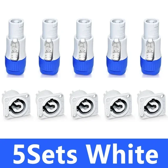 10Pcs Powercon XLR Connector 20A Power Plug Power Socket NAC3FCA ...