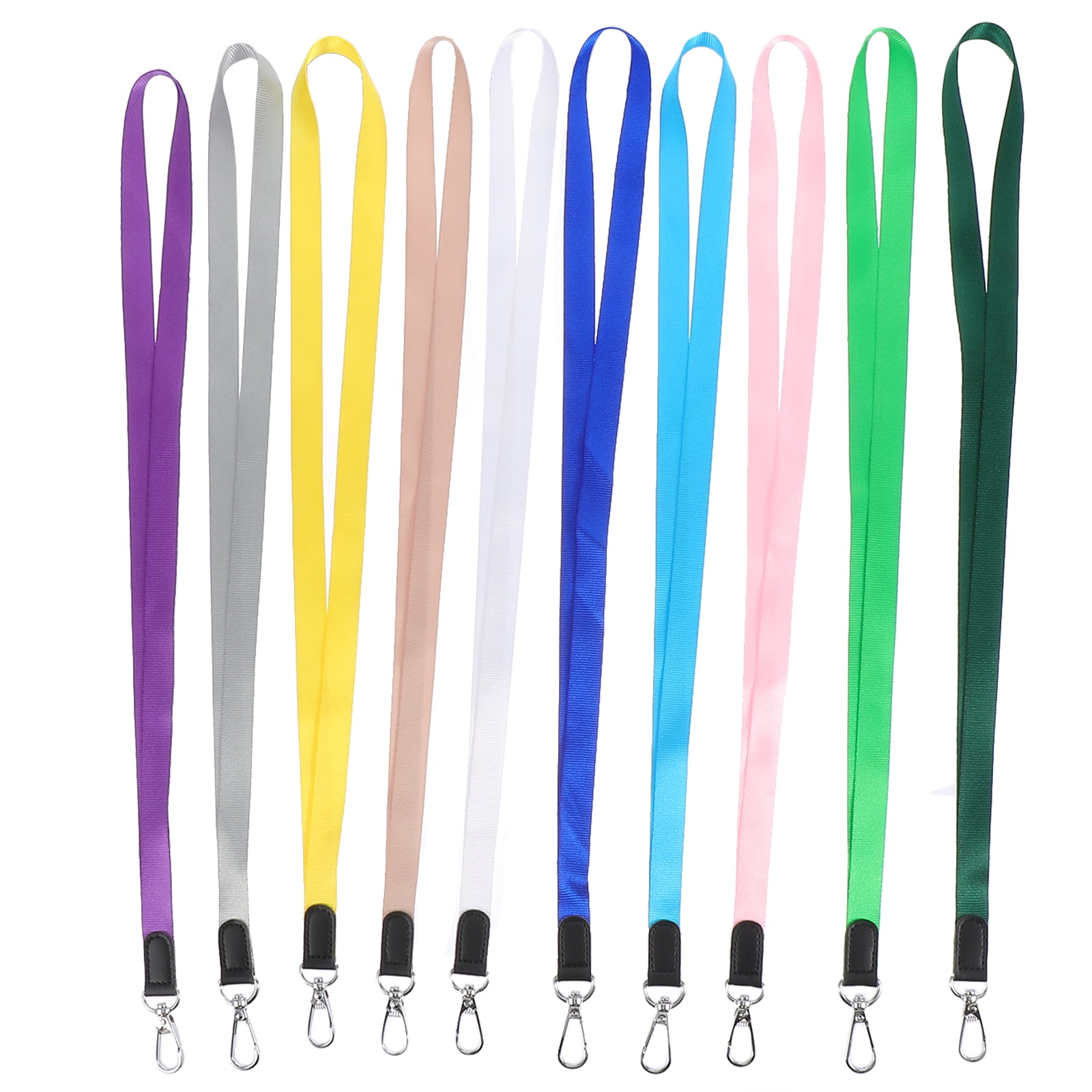 10Pcs Practical Badge Cards Lanyards Neck Hanging Ropes for Work Cards ...