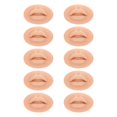 10Pcs Practice Lips, Soft Silicone Open Mouth Model, Flexible 3D Lip ...