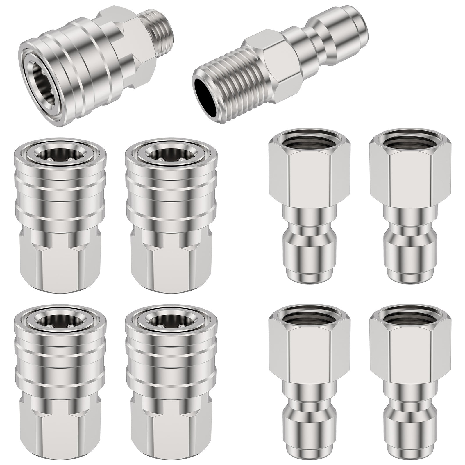 10Pcs Pressure Washer Fast Connect Pressure Washer Adapters Pressure ...