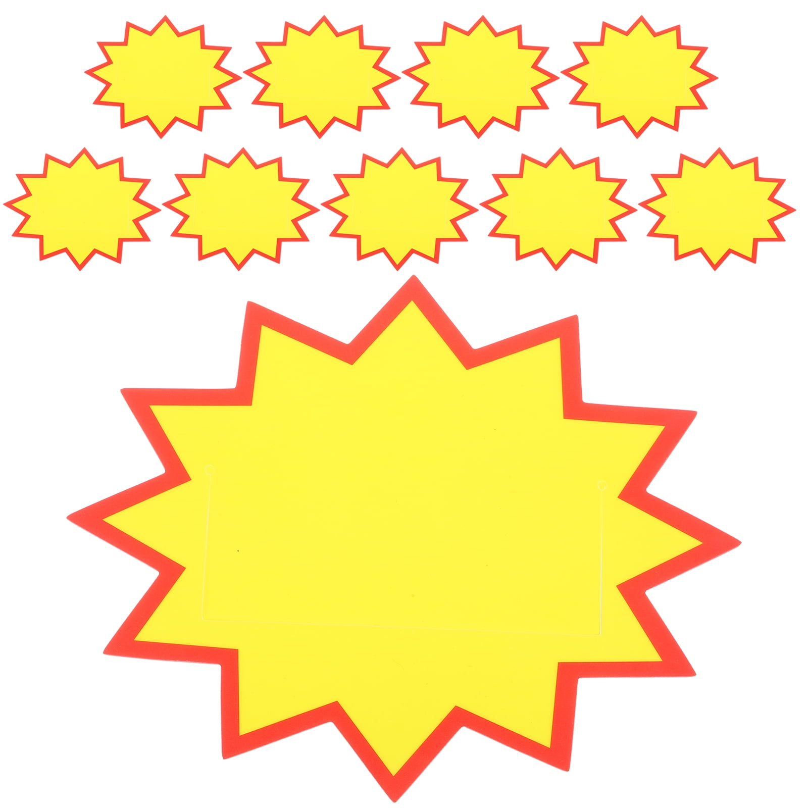 10Pcs Price Labels Supermarket Price Tags Retail Price Signs Paper ...