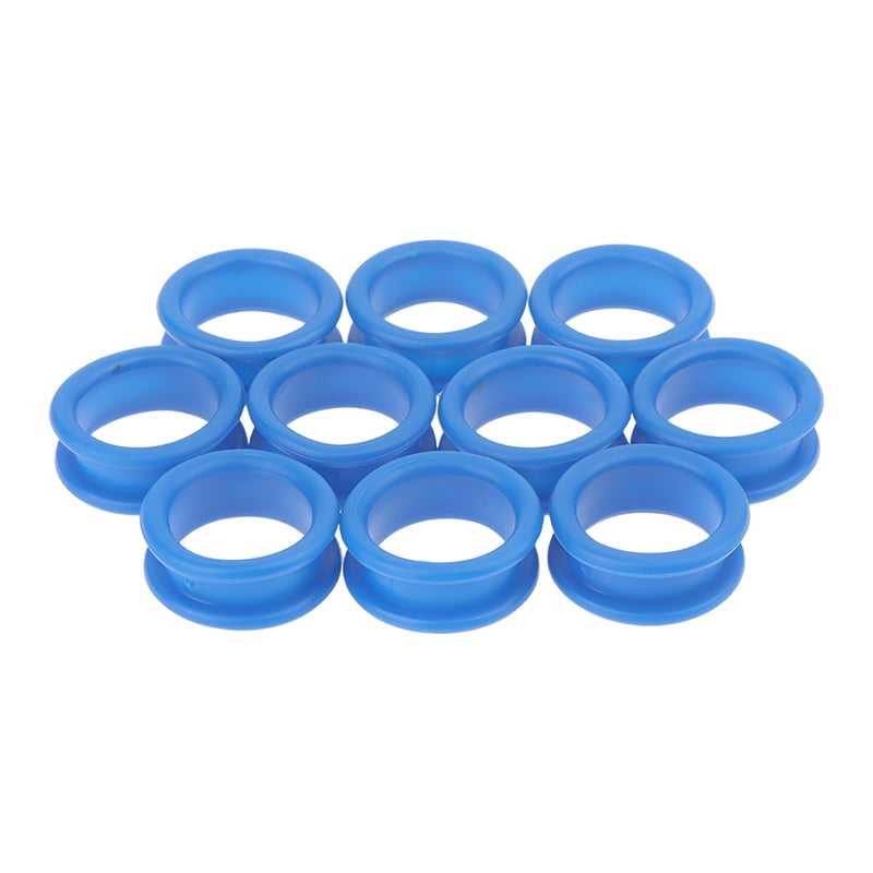 10Pcs Professional Barber Hair Shears Scissors Finger Rings Grips ...