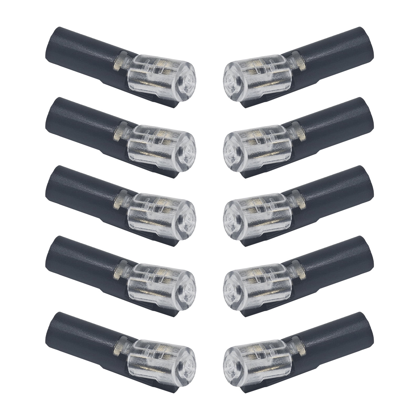 10Pcs Quick Connection Cable Connector Easy and Quick Wiring Pluggable LED Wire Connector Single ...