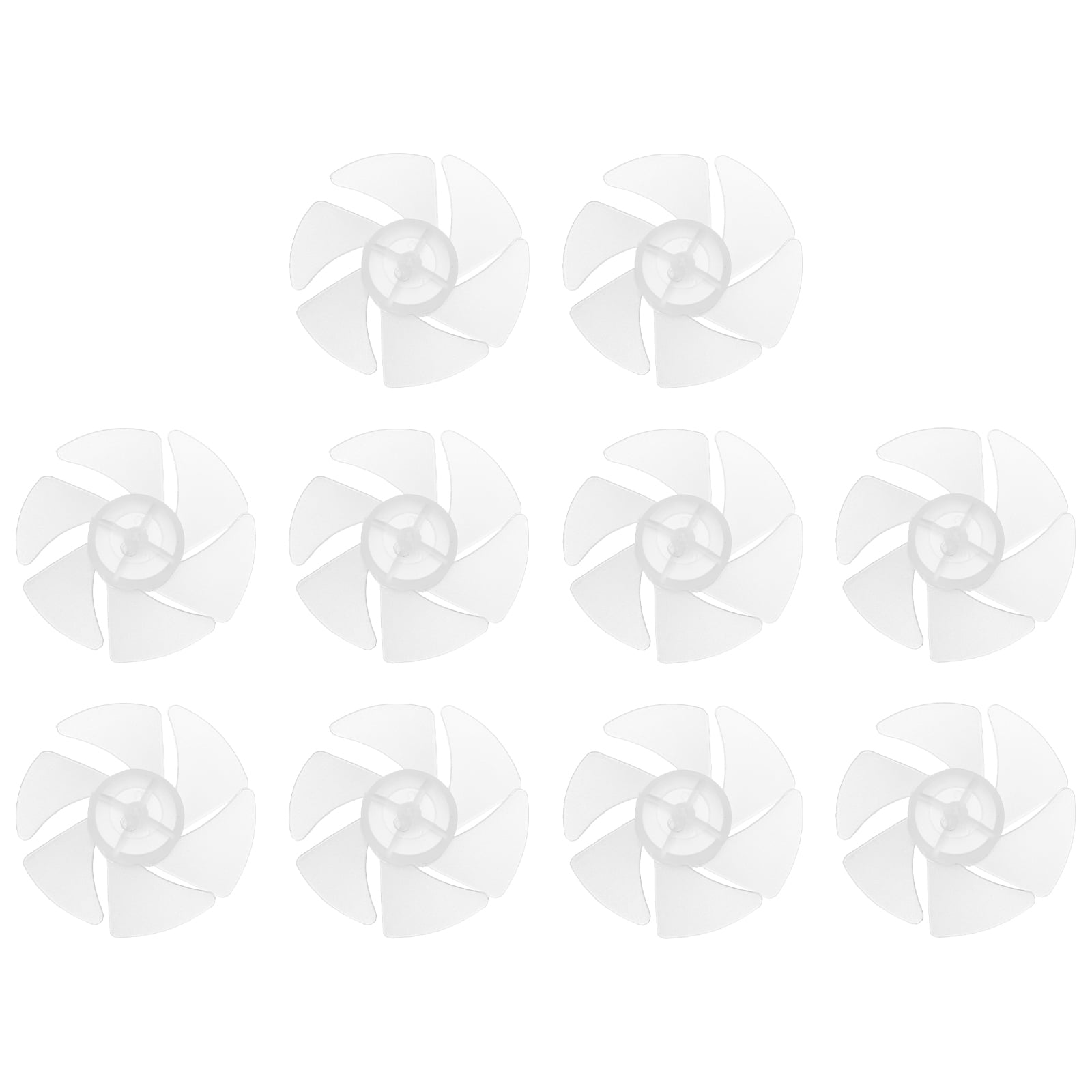 10Pcs RC Boat Propeller, 6 Blades CW 2mm Hole Dia 50mm OD,Clear ...