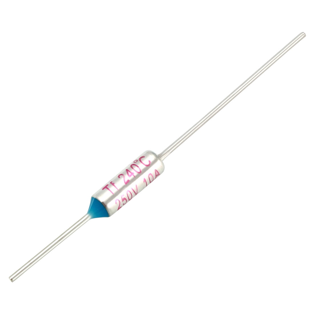10Pcs RY TF 240 Celsius Degree Cutoff Thermal Fuse 250V 10A Blue Silver ...