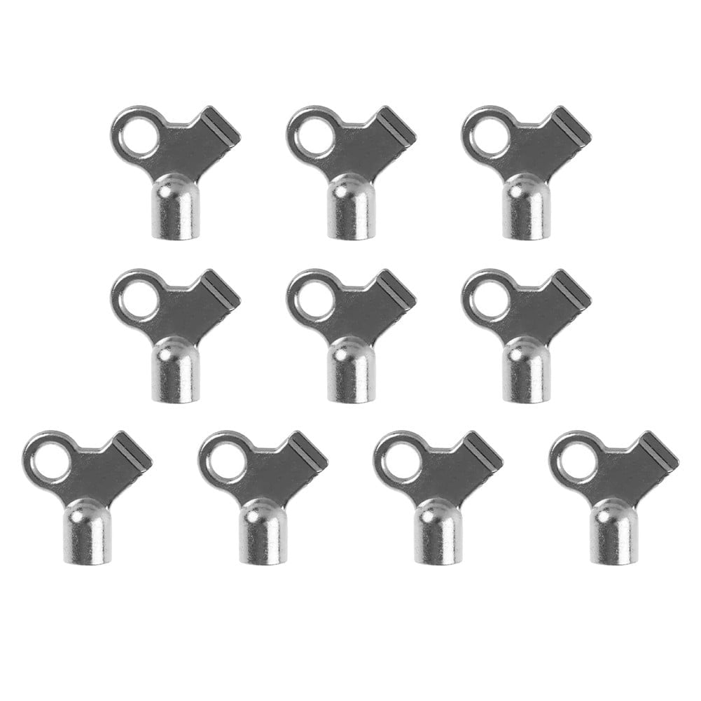 10Pcs Radiator keys Radiator Bleed keys Air Vent Square Hole Water ...