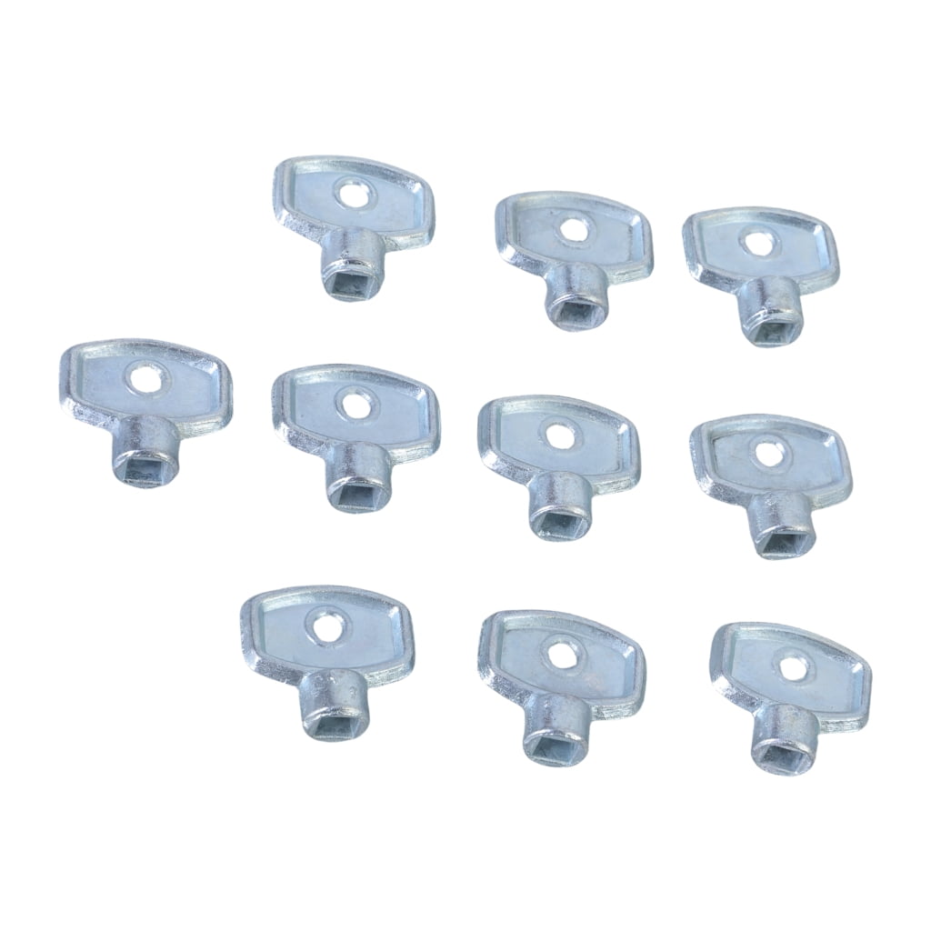 10Pcs Radiators Water Tap Plumbing Bleeder Key Radiators Exhaust Valves ...