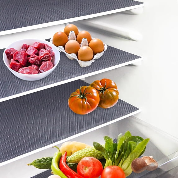 10Pcs Refrigerator Liners, Washable Fridge Liner Shelf Mats ...