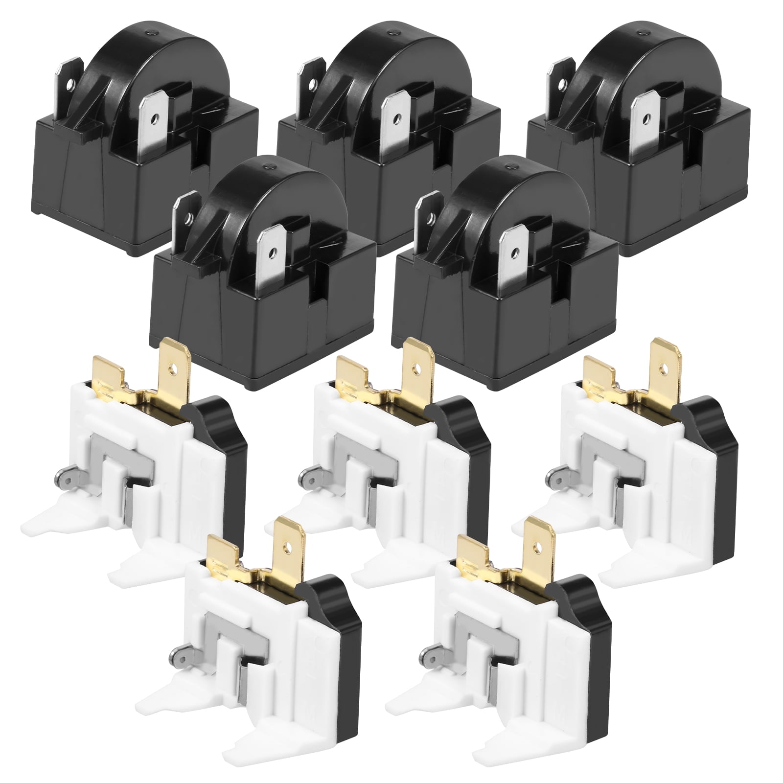 10Pcs Refrigerator Starters QP-02-4.7 4.7 Ohm 3 Pin PTC Starter Relay ...