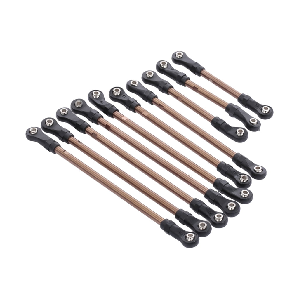 10Pcs Remote Control Car Link Rod Linkage with Plastic Rod End for 1/10 ...