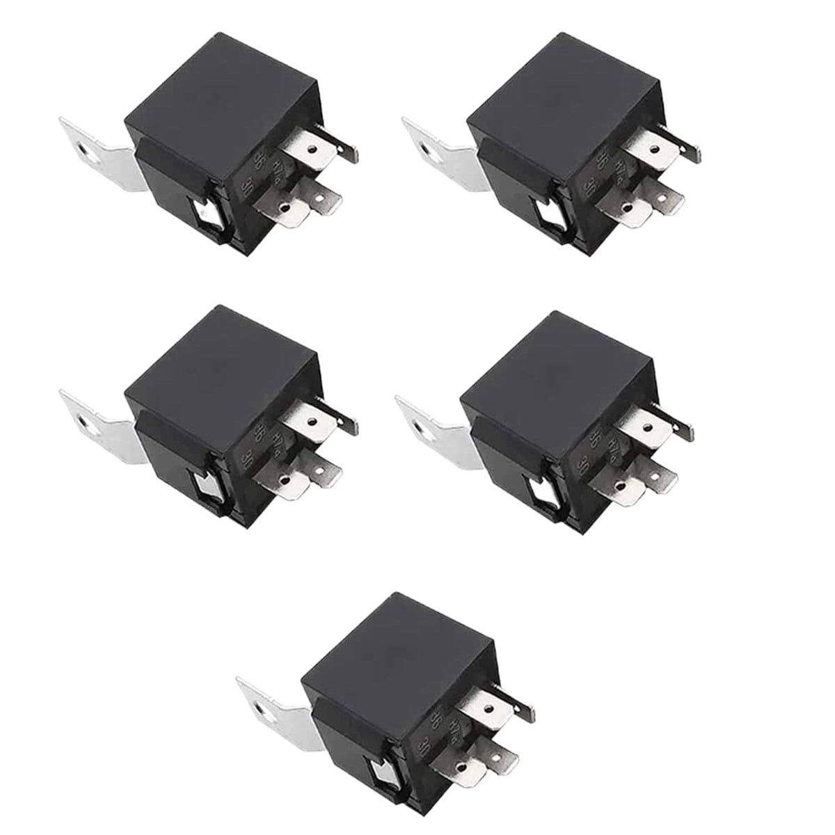 10Pcs Repeater Relay 4 Pins 12V 40A For Auto Car Relays - Walmart.com