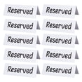 10Pcs Reserved Table Signs 5.9x2.1x2 Inch Silver Acrylic Reserved Signs ...