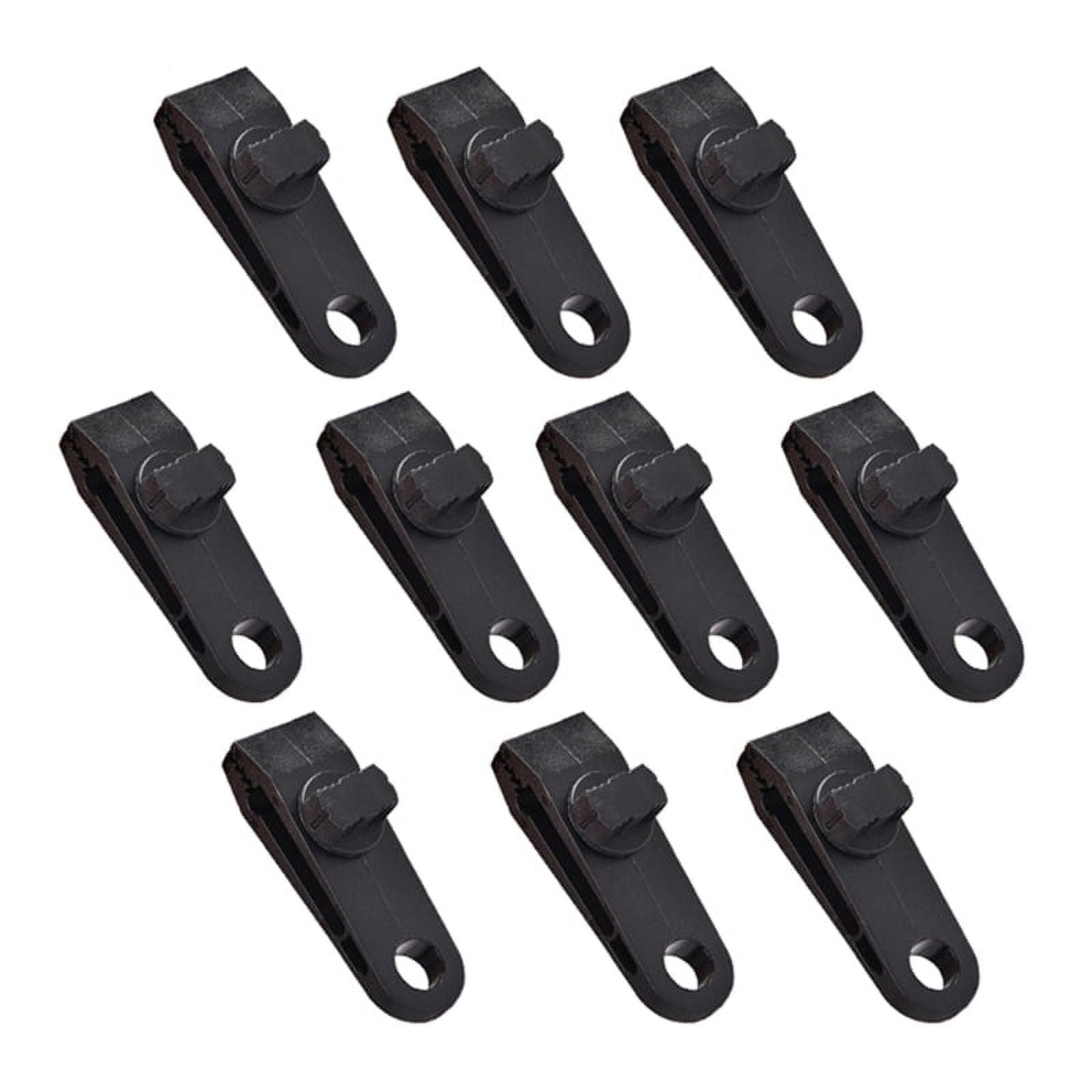 10Pcs Reusable Tarp Clips Heavy Duty Lock Grip Tent Fasteners Holder ...