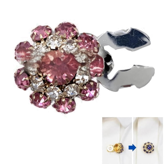 10Pcs Rhinestone Button Covers! Werulen Rhinestone Button Covers ...