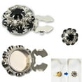 10Pcs Rhinestone Button Covers! Yannianjz Rhinestone Button Covers ...