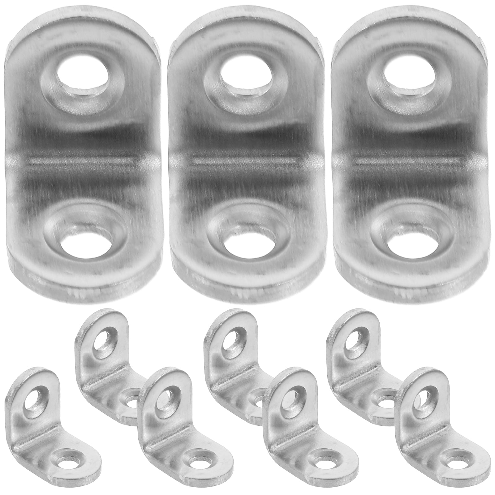 10Pcs Right Angle L-Shape Shelf Support Brackets L Brackets 90 Degree L ...