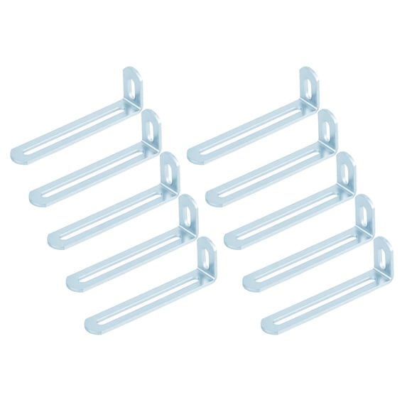 10Pcs Right Angles Mounting Brackets Quick Assembly Adjustable Angles ...